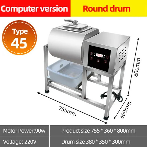 Buy Vacuum Beef Chicken Meat Curing Marinating Tumbler Machine from ...