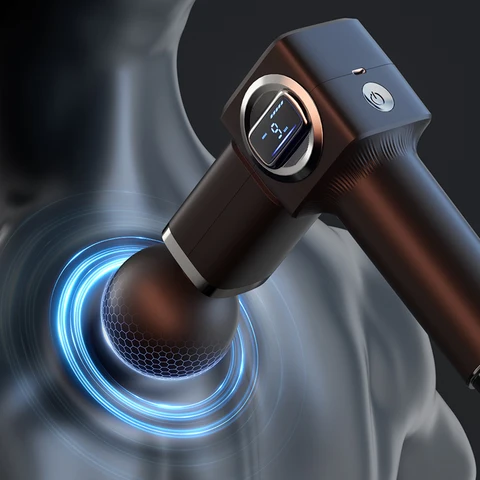 Buy Yixuan 2025 Fascia Gun Four Heads Relaxation Body Portable Handheld Devices Electric ...