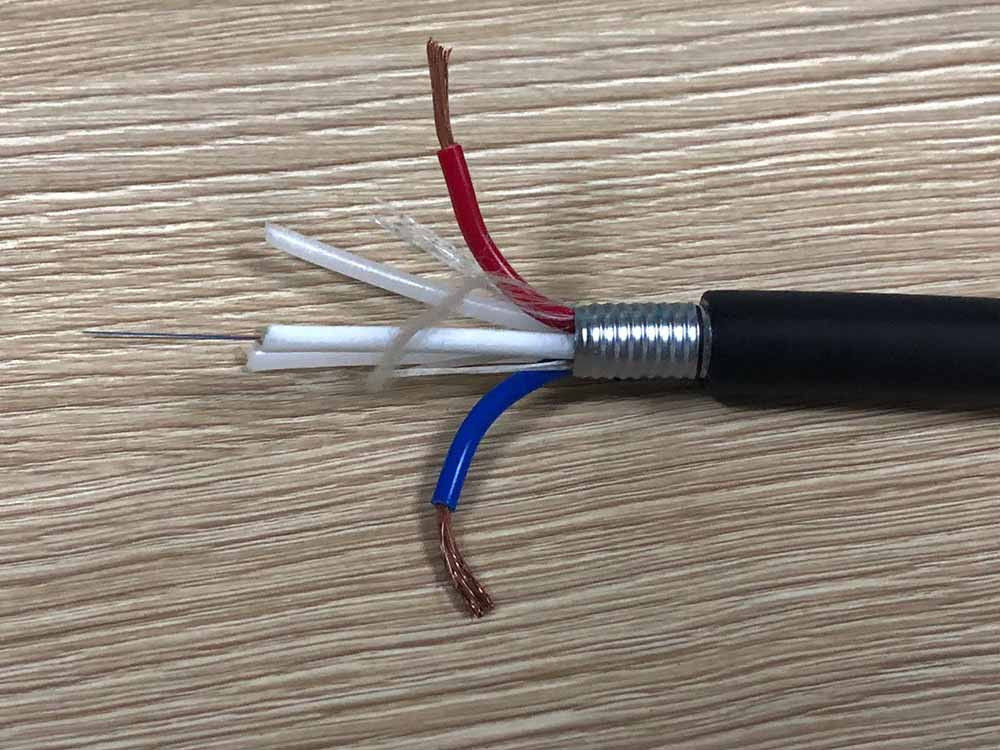 Buy Zx-ofc Composite Optical Power Fiber Optic Cable 8 Core Oplc Multi ...