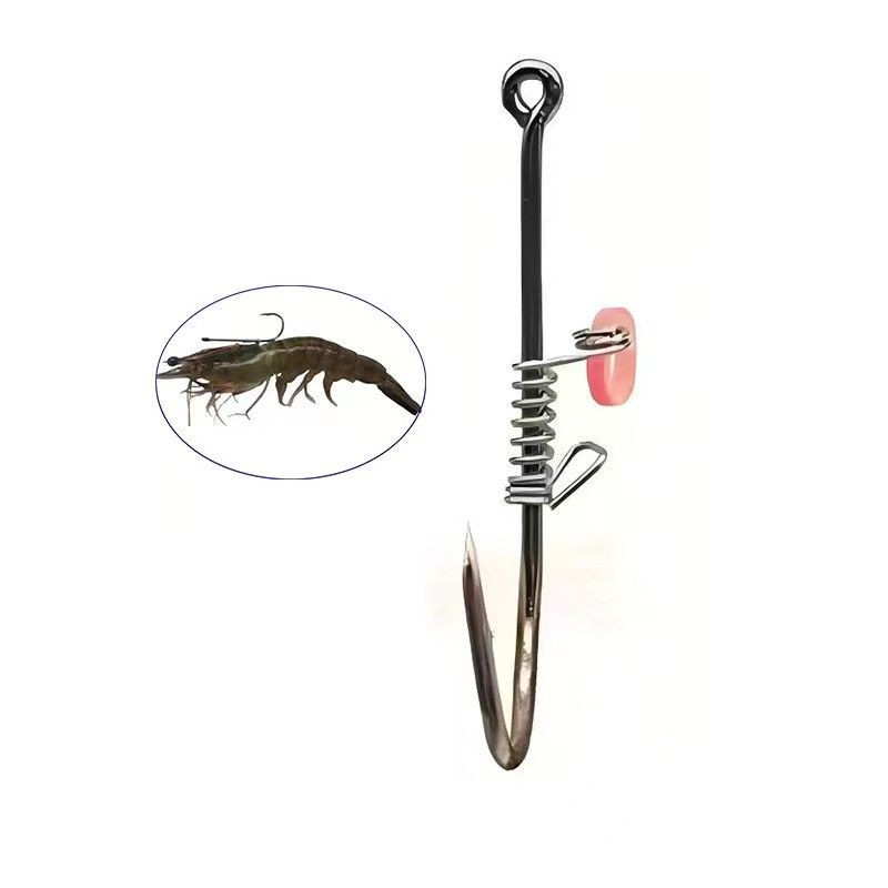 Buy Shrimp Fishing Lure Mustard Circle Hooks 3size Shrimp Walker Hook ...