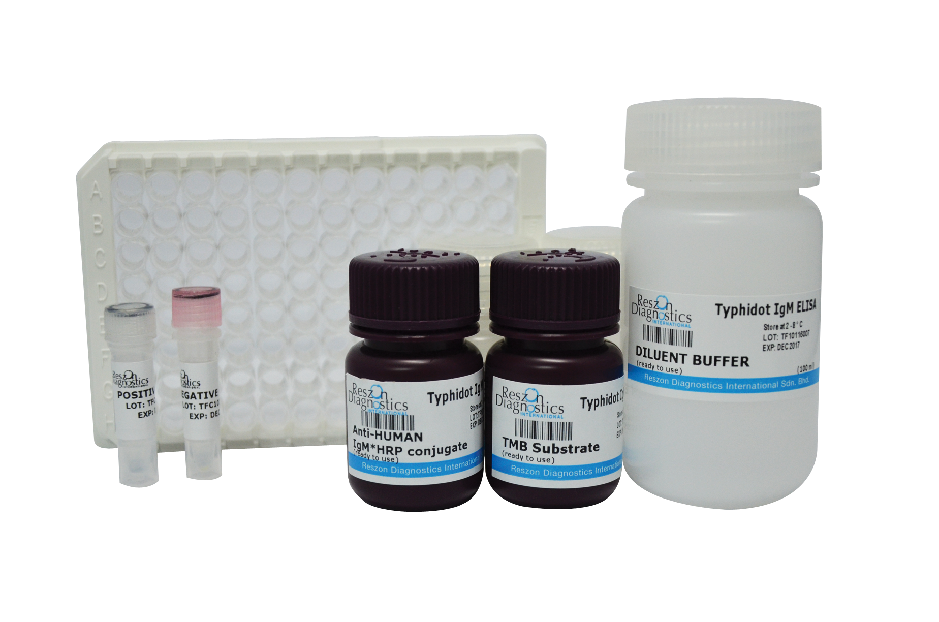Buy Typhoid Elisa Igg / Igm from Reszon Diagnostics International Sdn ...