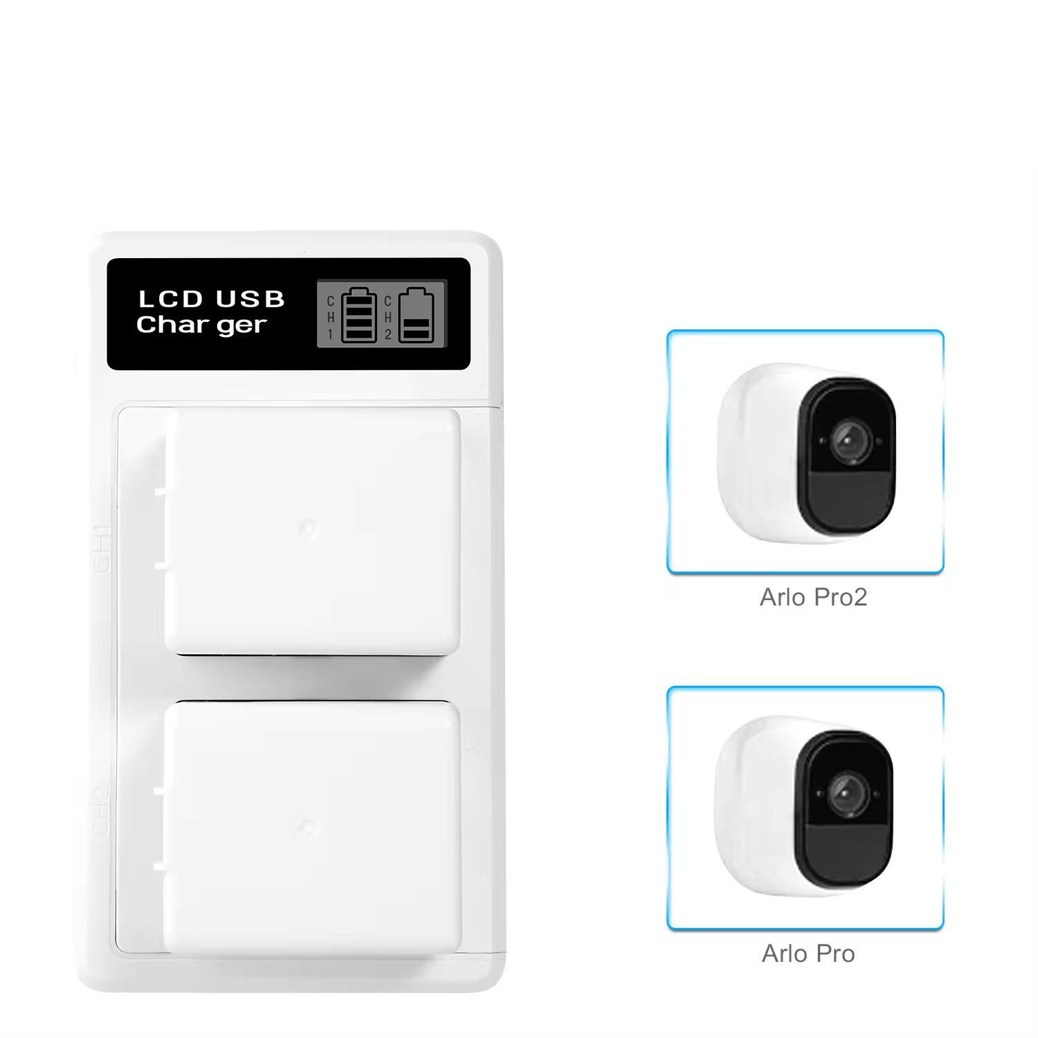 Buy Arlo Replacement Battery Pack Set And Charger Arlo Pro Pro 2 ...