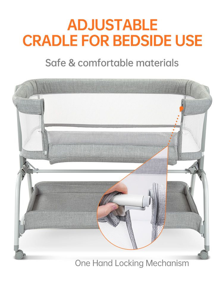 Buy Multifunctional Baby Bed High Quality Newborn Baby Crib Cute Oem ...