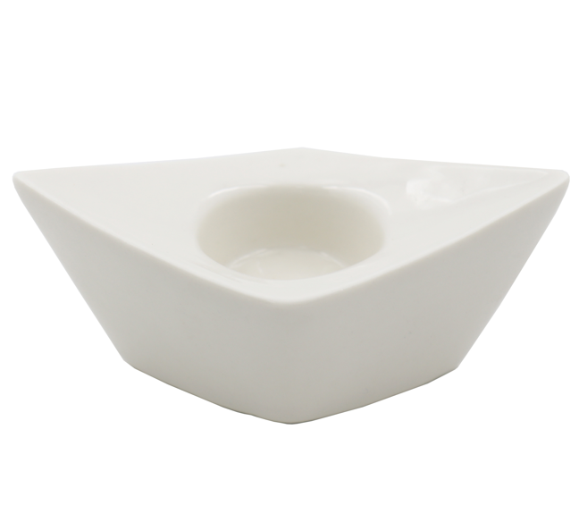 Buy Boat Shaped Candle Holder, White Ceramic Creative Small Candle ...
