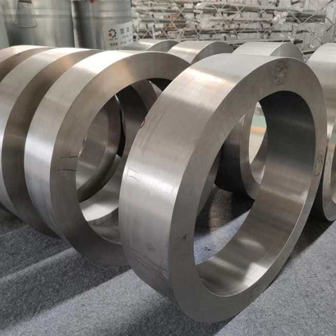 Buy Custom Astm B381 Gr2 Titanium Alloy Forged Rings from Baoji ...