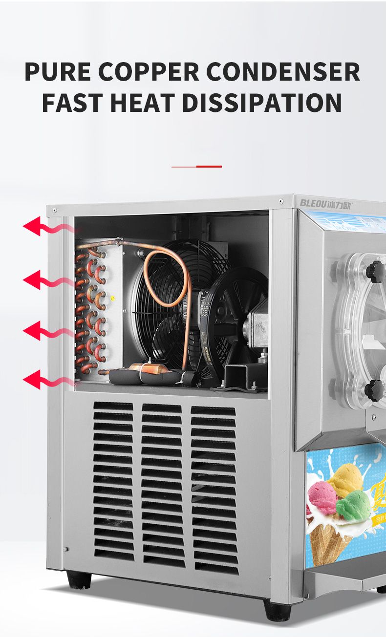 Buy Commercial Frozen Hard Ice Cream Machine from Shanghai Enbo E-Commerce Co., Ltd, China ...