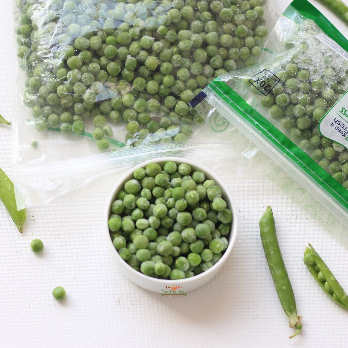 Buy Frozen Vegetable Iqf Green Peas Frozen Green Peas from Bright ...