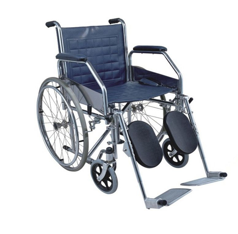 Buy Chrome-plated Steel Manual Wheelchairs With Leg Support Pad from ...