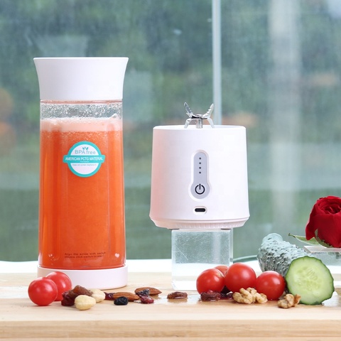 Buy 500ml Portable Electric Fruit Juicer Usb Rechargeable Smoothie ...