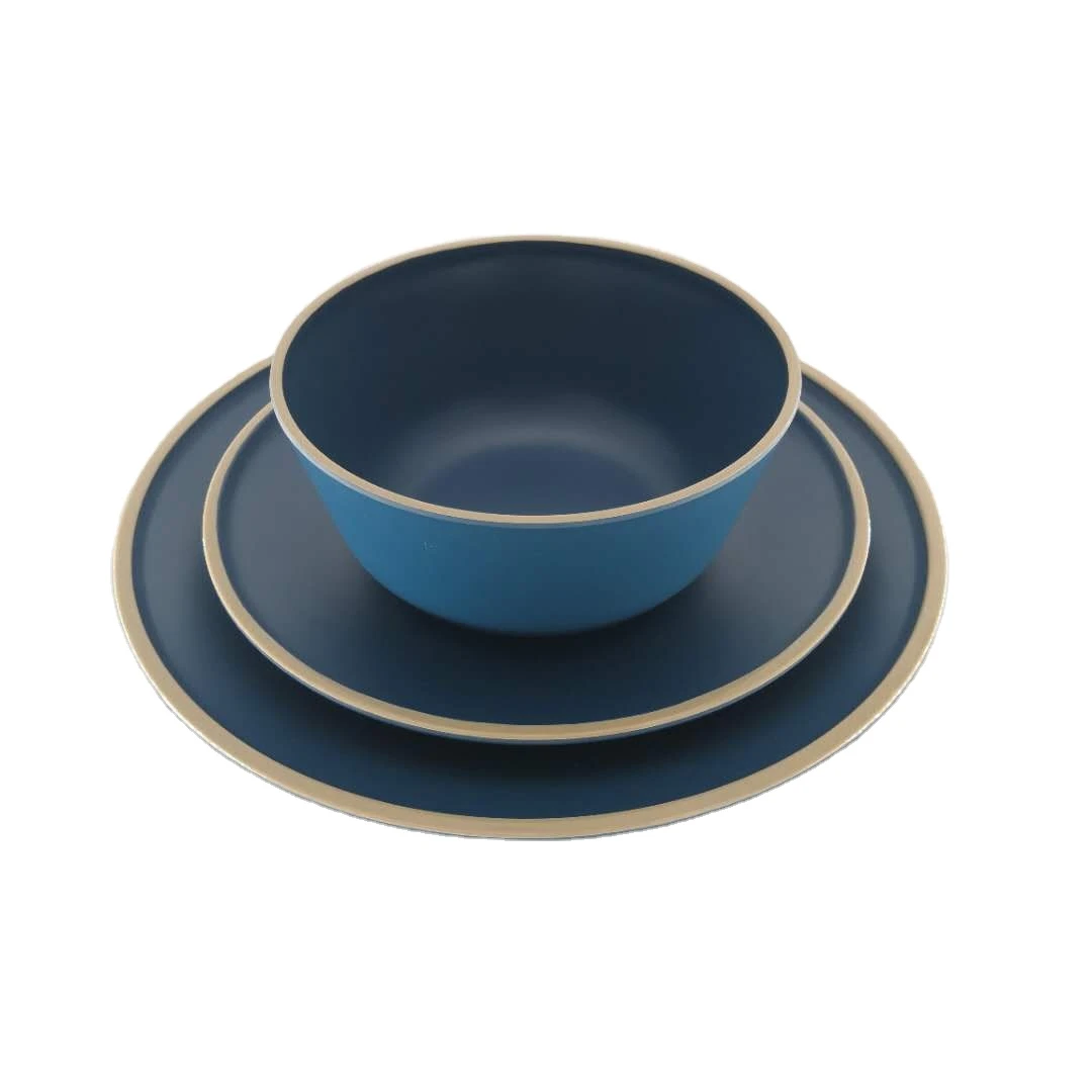 Buy 12 Pcs 100% Melamine Dinner Set Luxury Sets Customized Cookware ...