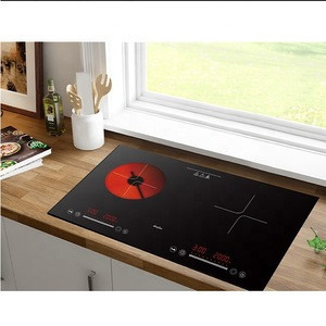 Buy 2 Burners Built In Cooker Infrared Electric Induction Cooker Timer ...