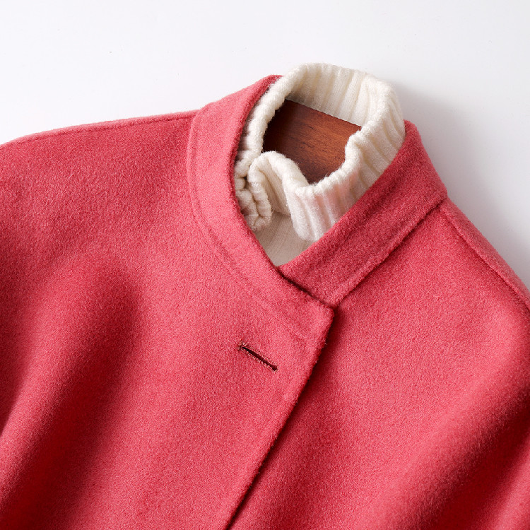 Buy 2020womens Wool Coat 100% Double Faced Red Ladies Women Winter ...