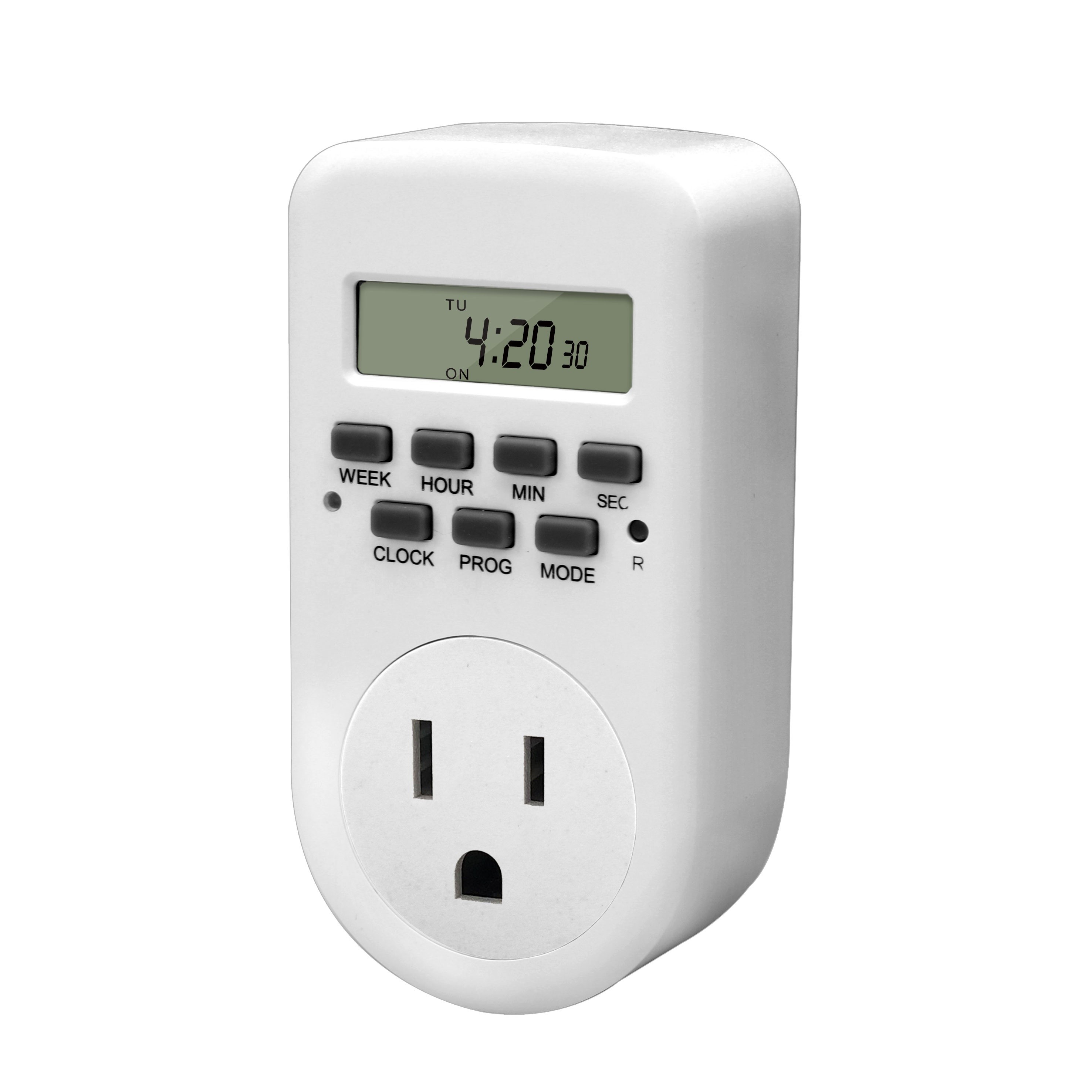 Buy 230v 16a Weekly Electric Motor Timer Timer Switch Electronic Mini ...