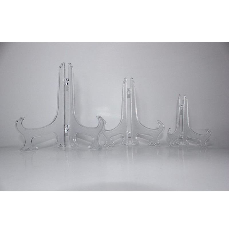 Buy 7.5-24.5cm Height Plastic Folding Plate Display Stande Acrylic ...
