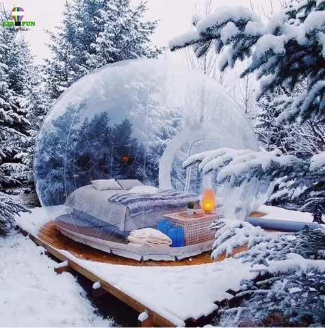 Buy Airfun Inflatable Bubble House Transparent Tent Outdoor Portable ...