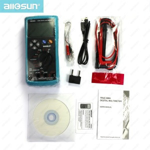 Buy All-sun Em6000 Digital Multimeter True Rms Dual Fuse Lcd Auto Ac Dc ...