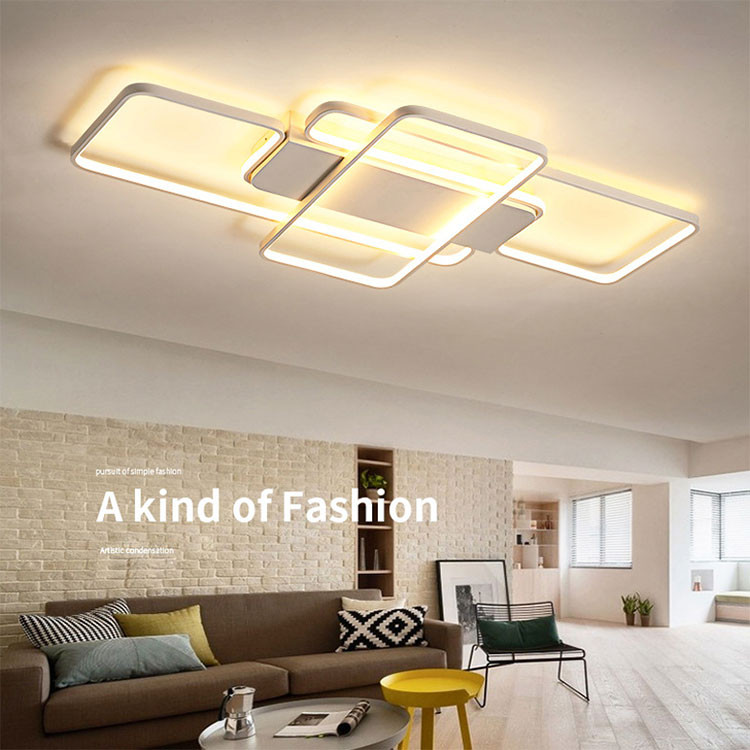 Buy Aluminum Decorative Warm Square 60w Ceiling Light Living Room ...