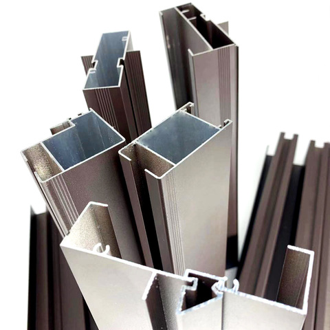 Buy Aluminum Extrusion Profiles For Glass Windows And Doors Frame ...