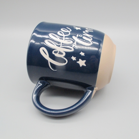Buy Creative Coffee Time Silk Screen Printing Solid Color Ceramic ...