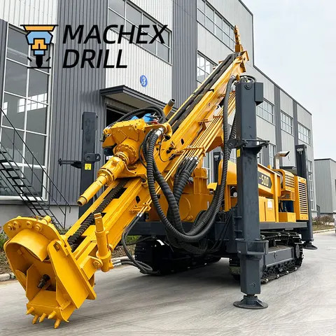 Buy Cummins Diesel Engine Hydraulic Crawler Reverse Circulation Borehole Drilling Rig Water Well ...