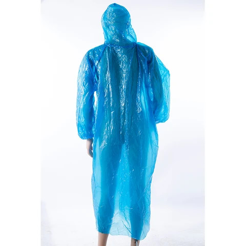 Buy Disposable Adult Plastic Raincoat Pe Disposable Rain Poncho Rain ...