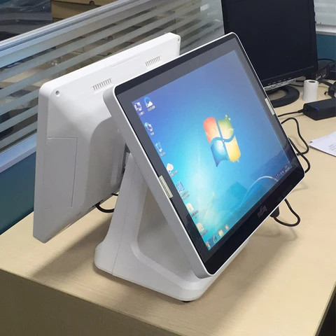 Buy Dual Screen Tp Pos System Touch Screen Desktop Epos Payment ...