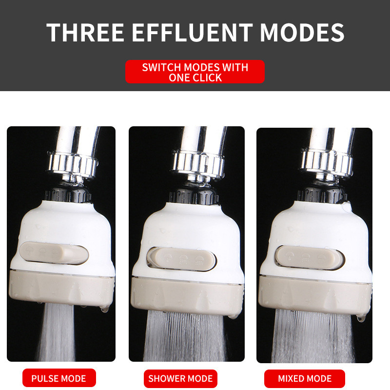 Buy Easy Assembly 360 Degree Swivel Kitchen Accessories Plastic Tap ...