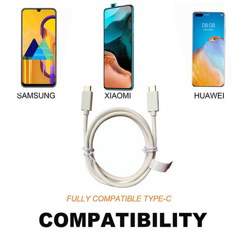 Buy Fast Charging Double Usb C Cable Spring Protection Charger Cable ...