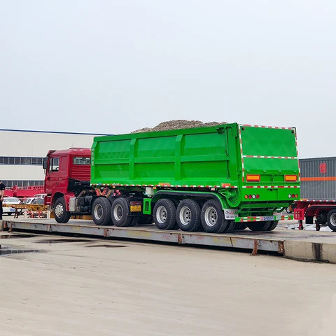 Buy High Quality Automatic Belt Discharge Crawler Dump Semi Truck ...