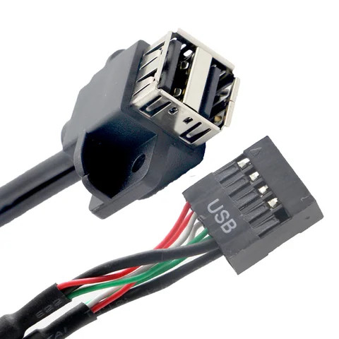 Buy High Quality Doubleport Usb3.0 Motherboard Expansion Cable Dual ...