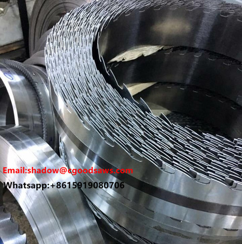 Buy High Resistance Band Saw Blade Lumber Sawmill Blades from Guangzhou ...