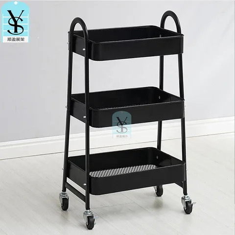 Buy Mobile Body Shop Rack Light Luxury Rack Small Wire Basket Mobile ...