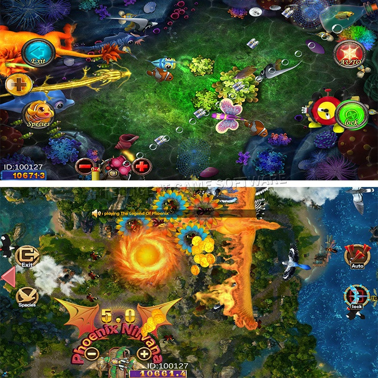 Buy Mobile Fish Table Game Fire Kirin Game With The I/o Board Mobile ...