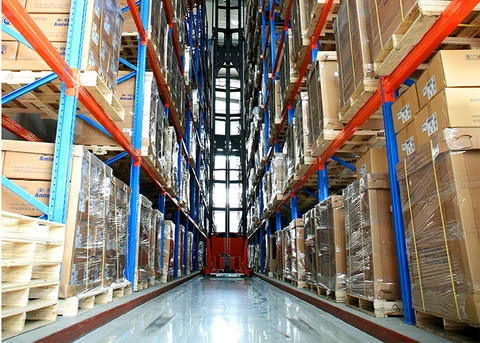 Buy Narrow Aisle Storage Boltless Rack System Customized Adjustable Vna ...