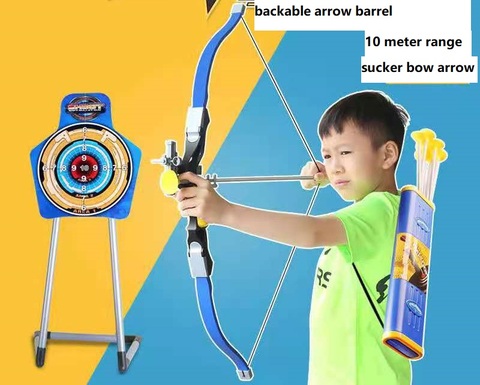 Buy Plastic Shooting Game Archery Set Target Kids Bow Arrow Toy ...