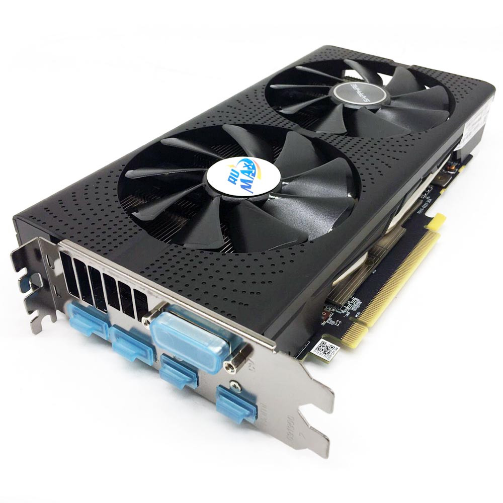 Buy Rumax Sapphire Rx 580 8gb Dual Oc Amd Chipset Rx580 Video Card Eth Mining Graphic Card from ...