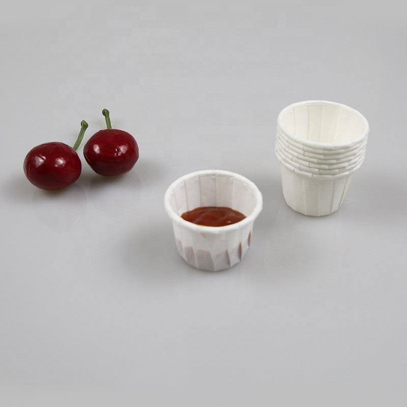 Buy Small Size Sauce Paper Pot , Sauce Paper Container, Paper Cups 1oz ...