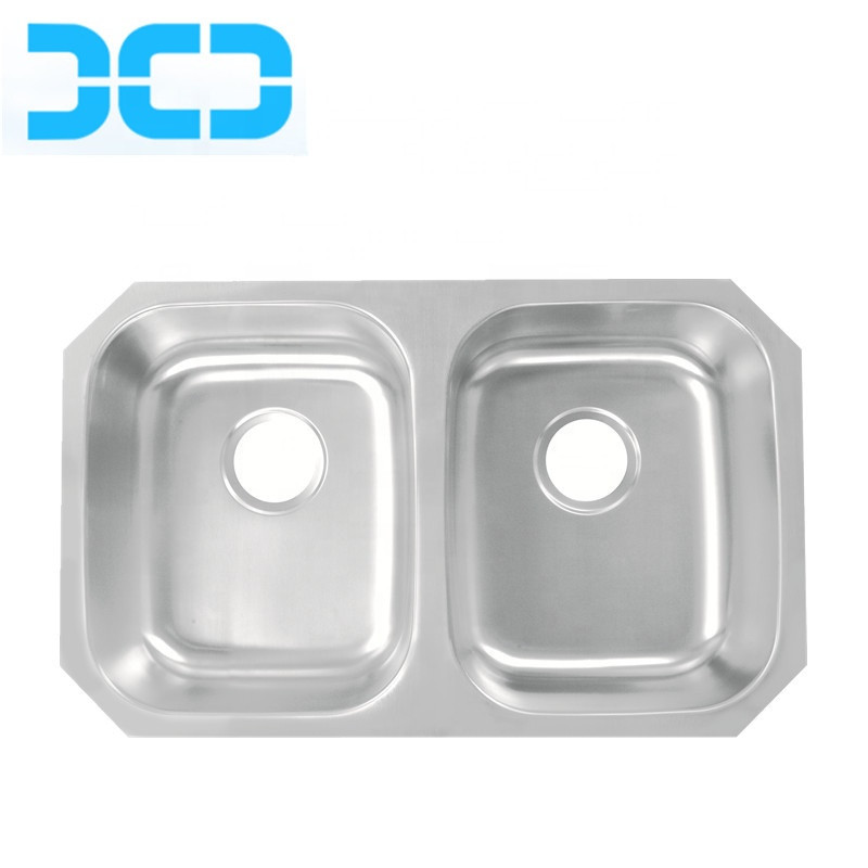 Buy Stainless Steel Industrial Double Sink Basin from Jiangmen XHHL ...