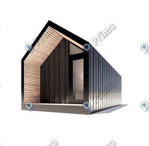 Buy Steel Frame Prefab House Huts Resort Cottage Home Garden Chalet ...