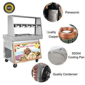 Buy Table Top Thailand Machine Roll Fried Ice Cream Maker from Jiangmen ...
