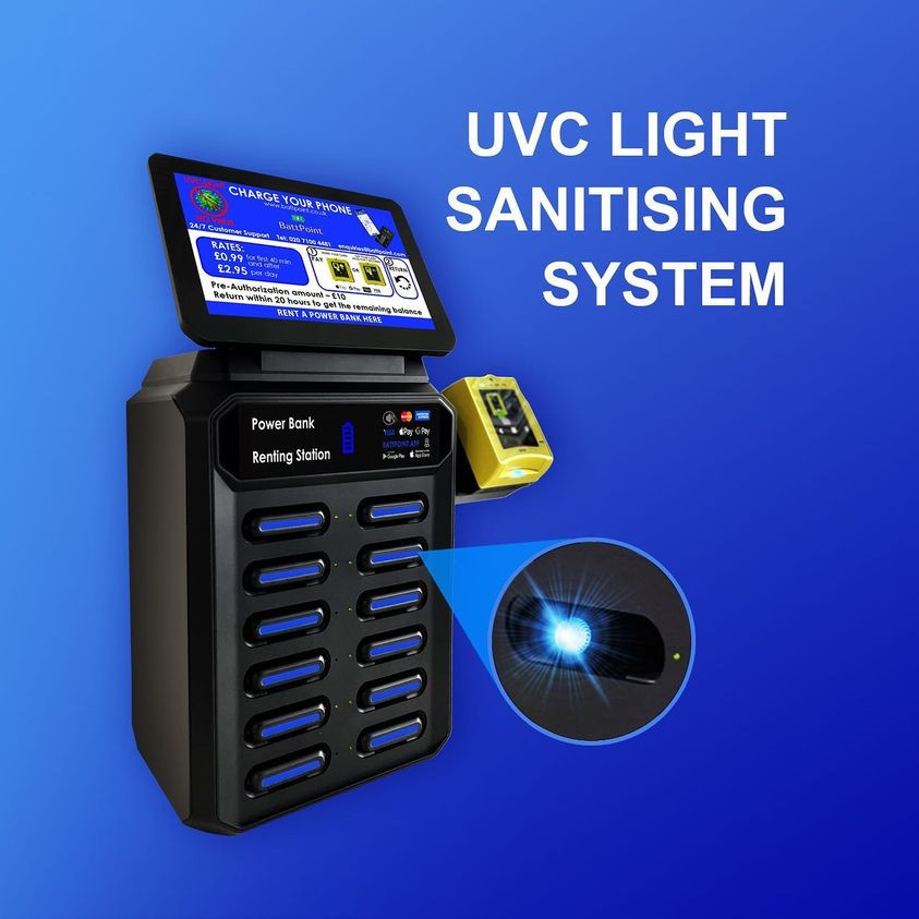 Buy Top Ranking Sharing Power Bank Rental Station Rental Battery ...