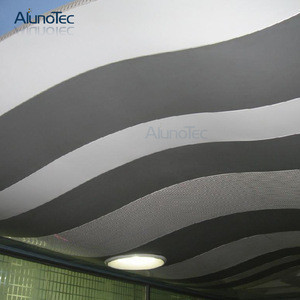 Buy Wavy Design Aluminium Metal Ceiling Panels For Interior Decor from ...