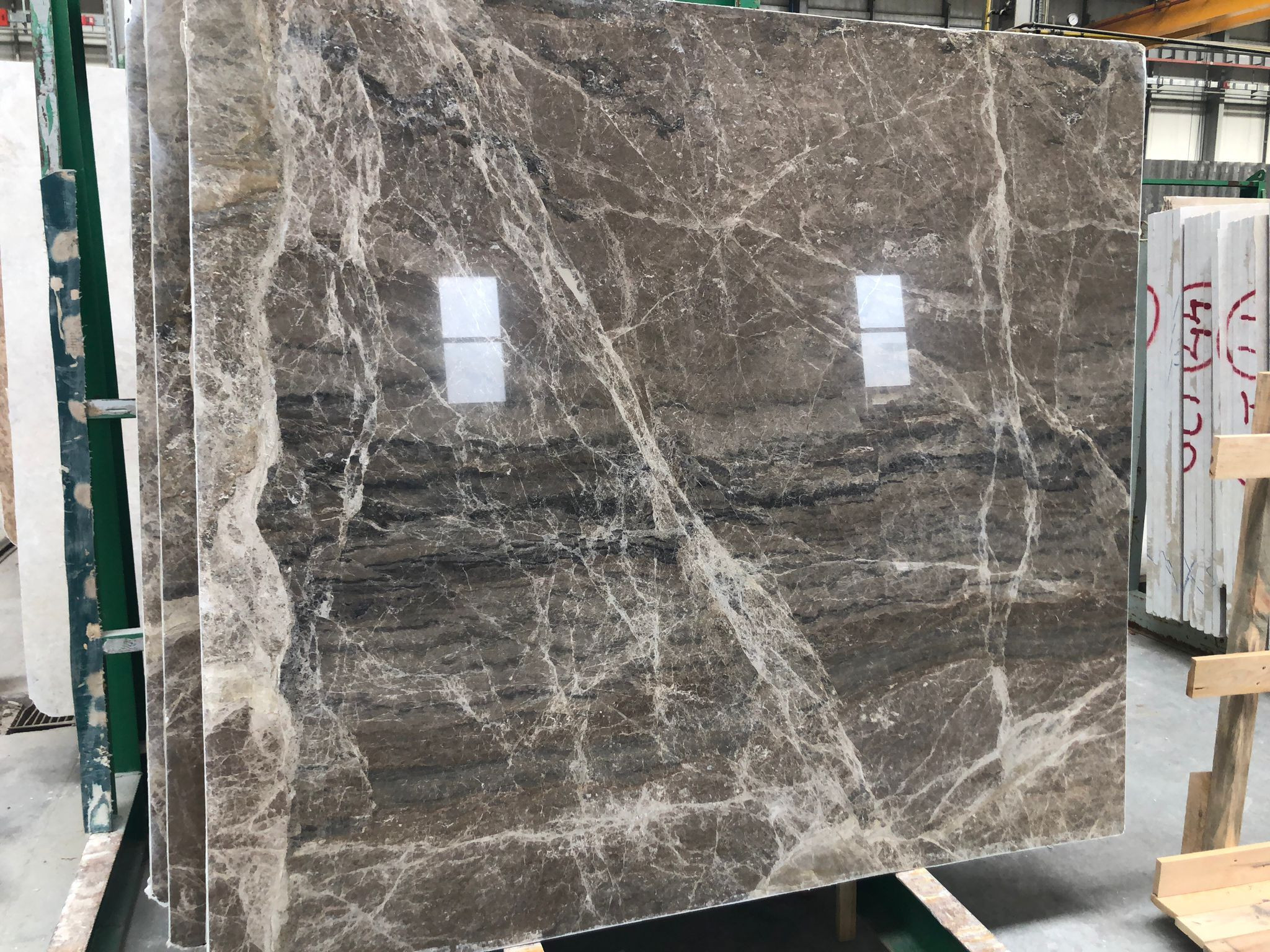 Buy Wagyu Dark And Silver Emperador Marble from Akademi Marble ...