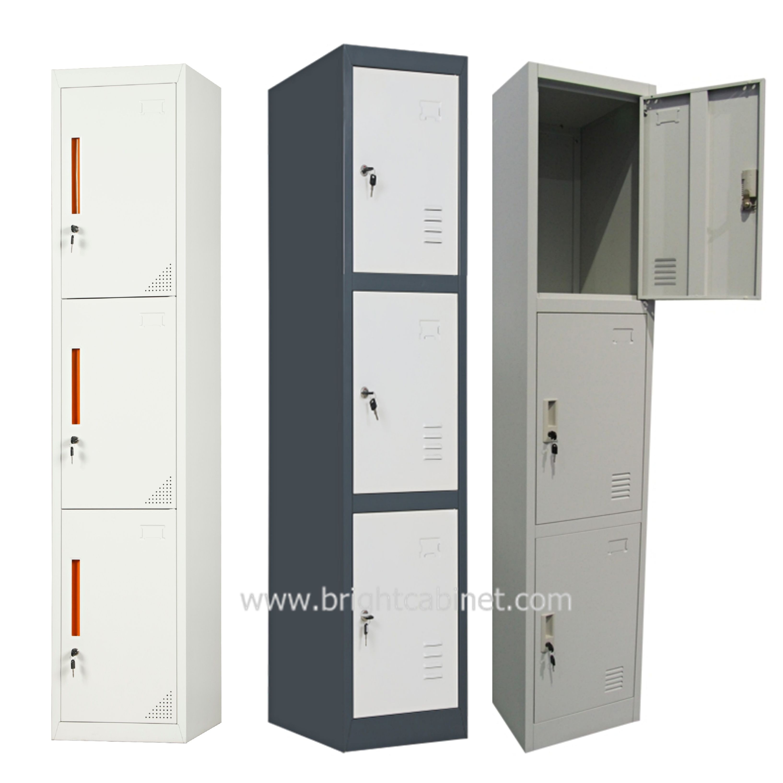 Buy Steel Locker Multi Door Metal Wardrobe Heat Transfer Kd Interlock ...