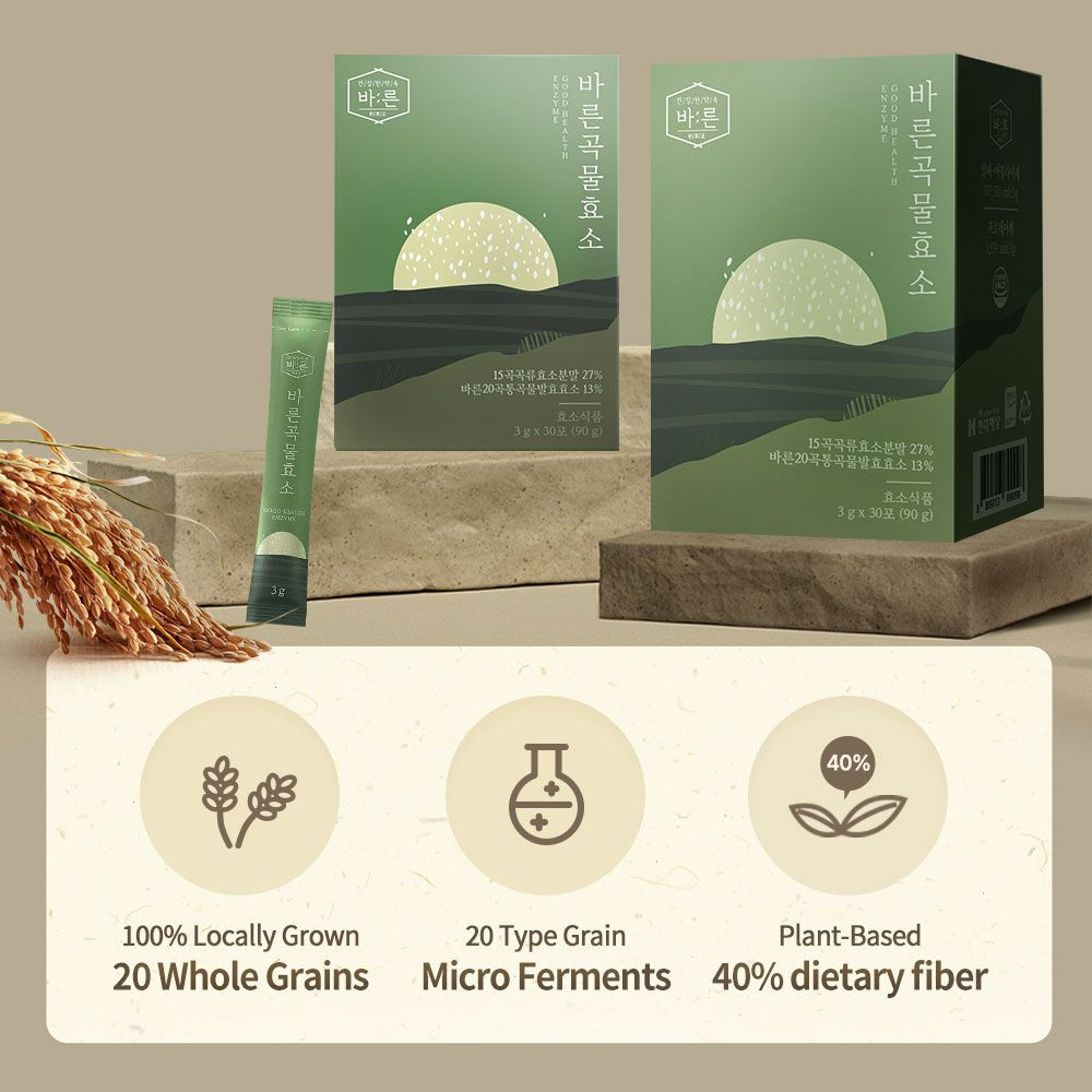 Buy Barun Grain Enzyme 3g X 30sticks (90g) from TOPIC CO., LTD, South ...