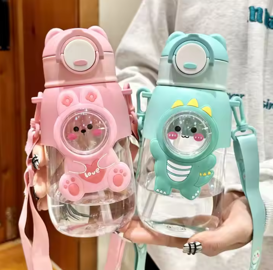 Buy Reusable School Plastic Water Bottles With Straw from Taizhou ...