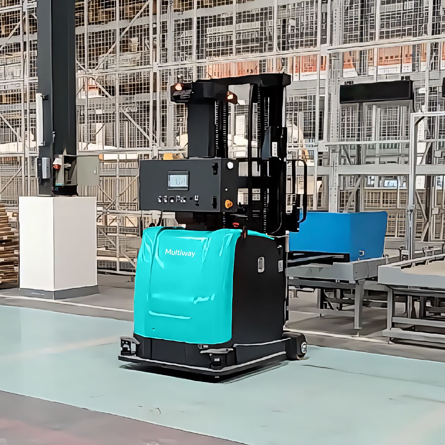 Buy Forklift Agv Mw-se15 from Multiway Robotics, China | Tradewheel.com