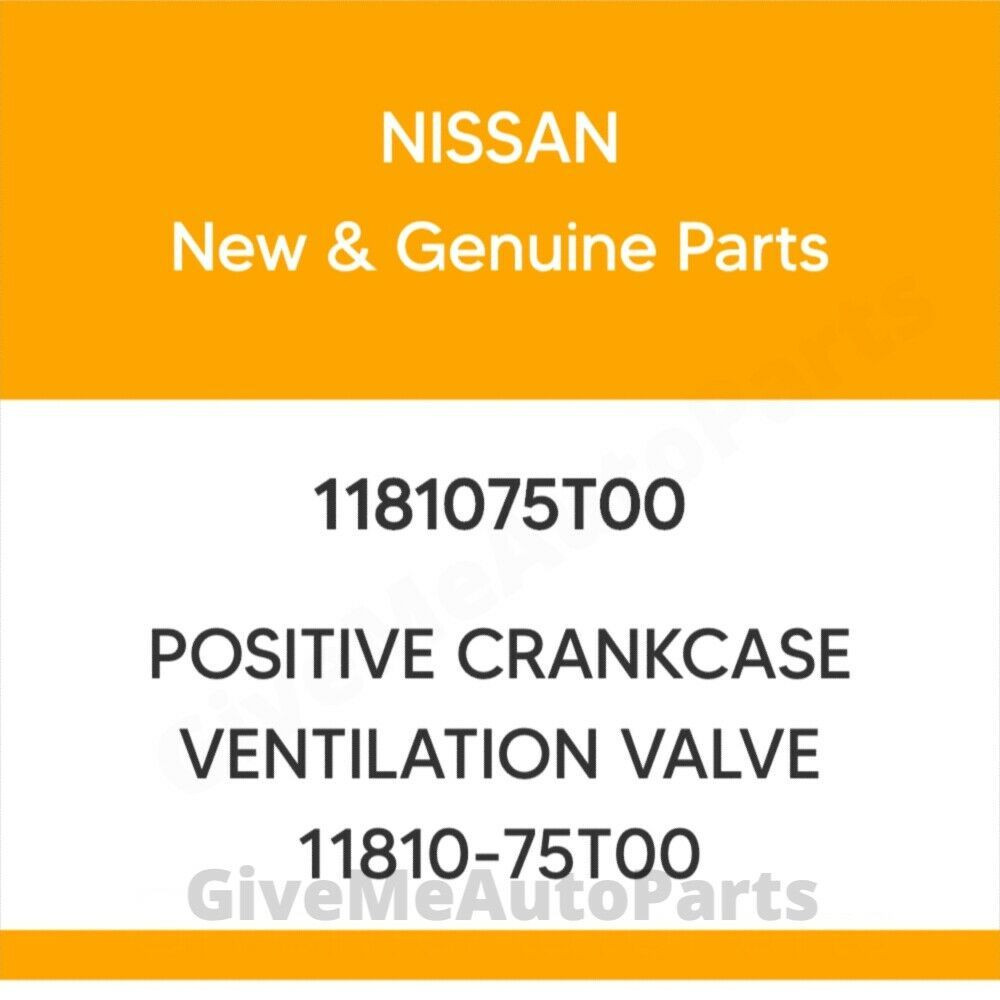 Buy 1181075t00 Genuine Nissan Positive Crankcase Ventilation Valve ...