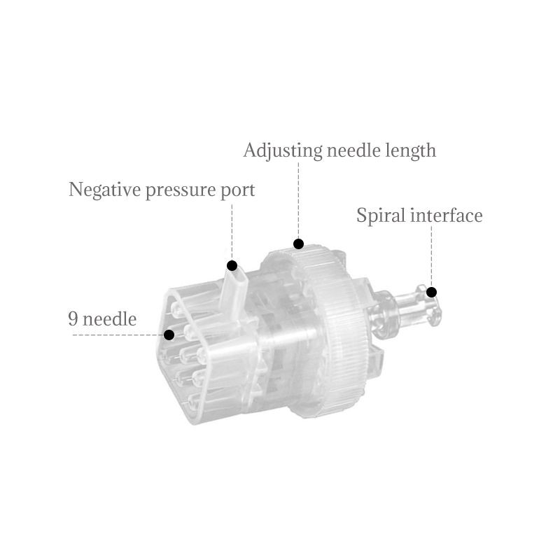 Buy Best Sells Meso Gun Syringe Injector 9 Pins Multi Needle Head For ...
