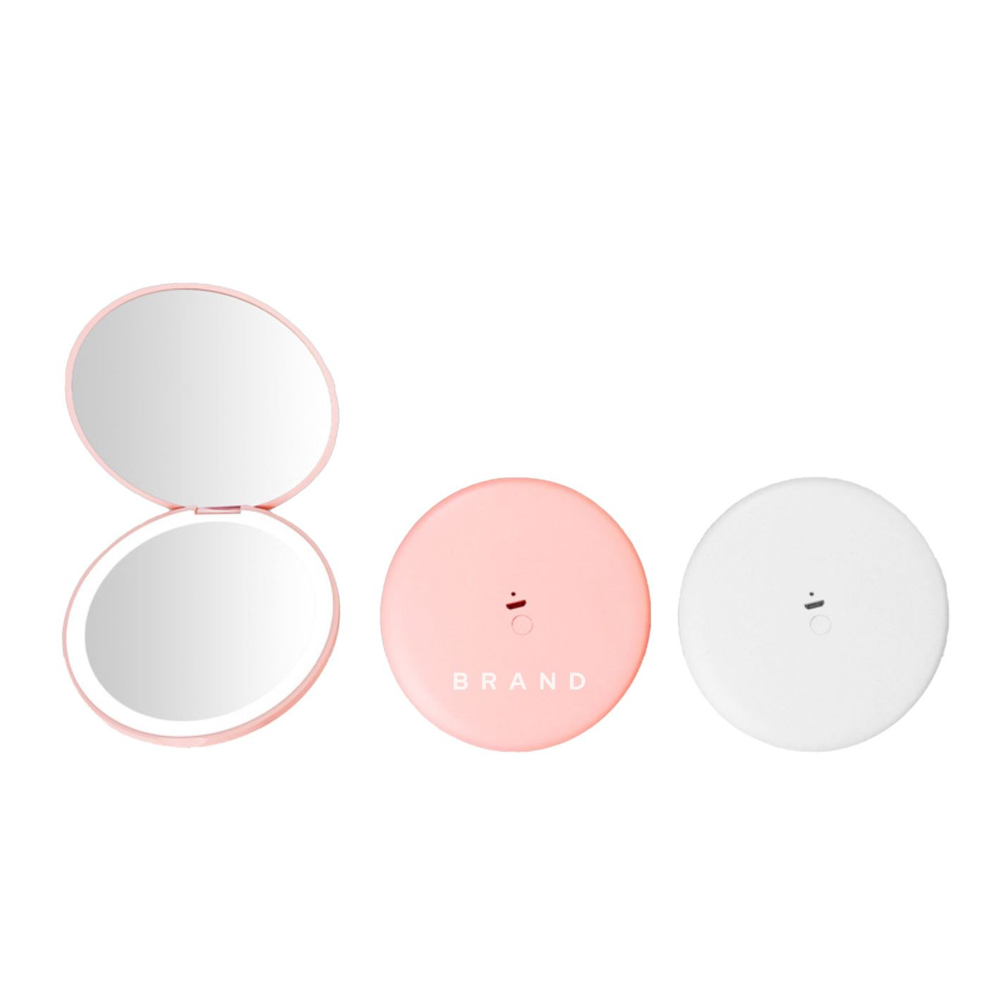 Buy Folding Vanity Compact Mirror With Light from Suzhou Hengshuo Imp ...